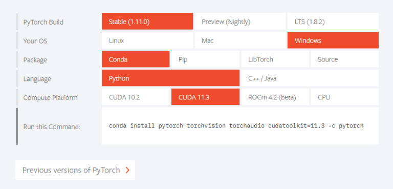 CUDA11.6下安装PyTorch的一些心得 - CCA1550_SKY